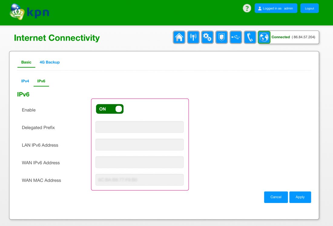 KPN Experia Box v12 IPv6 probleem - Digitailing